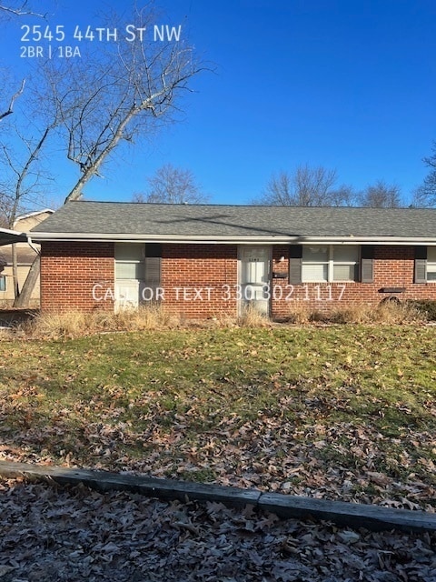 Two bedroom side by side duplex for rent -... - 2545 44th St NW Canton ...