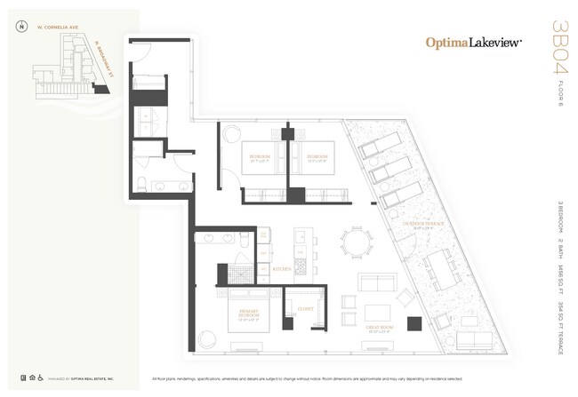 Optima Lakeview - 3478 N Broadway St Chicago IL 60657 | Apartment Finder