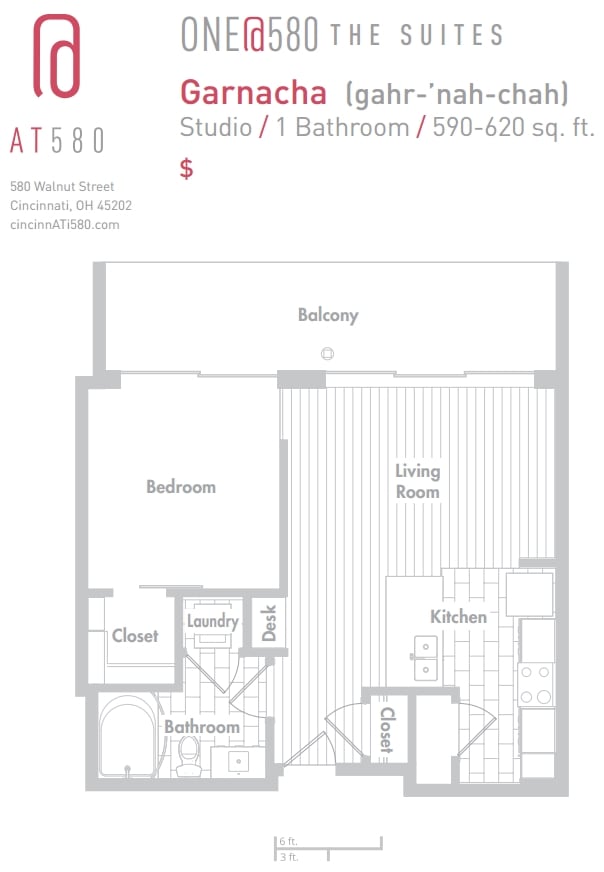 AT580 Apartments - 580 Walnut Cincinnati OH 45202 | Apartment Finder