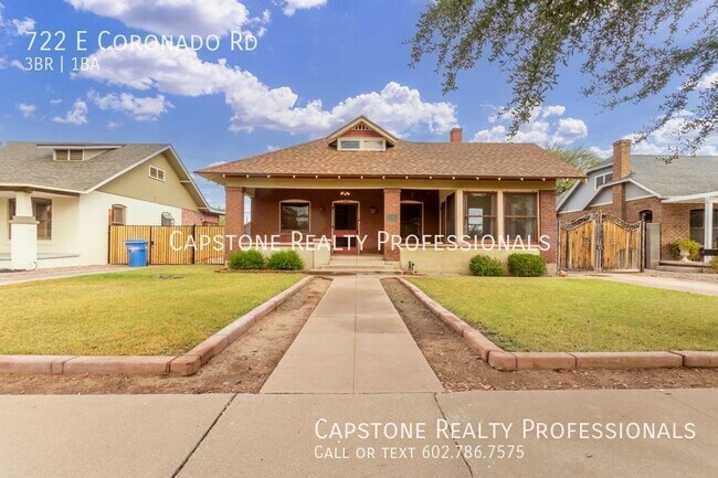 Charming 3-bedroom, 1-bathroom 1920 bungal... - 722 E Coronado Rd ...