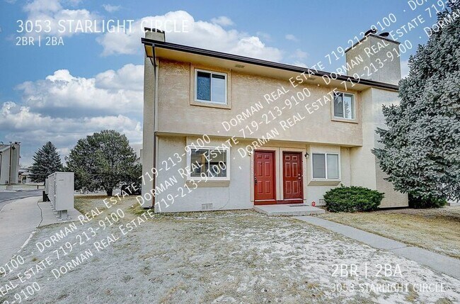 Centrally located end unit - 3053 Starlight Cir Colorado Springs CO ...