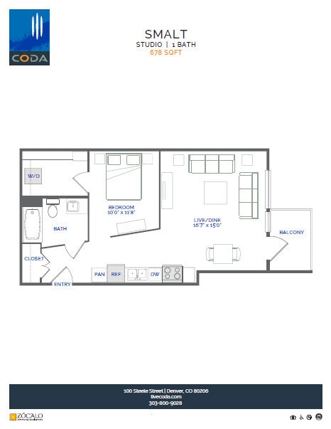 Coda - 100 Steele St Denver CO 80206 | Apartment Finder