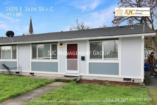 Two Bedroom One Bath unit for rent in Tacoma - 1609 E 34th St Tacoma WA ...