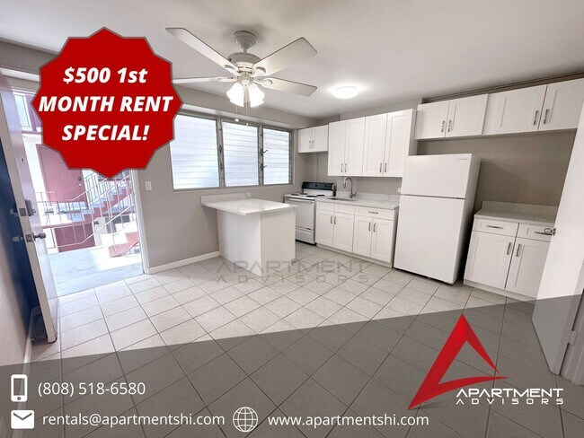 $500 1ST MONTH RENT SPECIAL | CLOSE TO THE... - 2543 Kuhio Ave ...