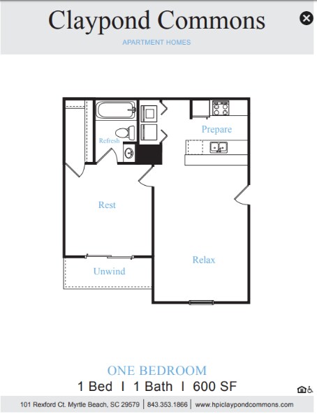 Claypond Commons - 101 Rexford Ct Myrtle Beach SC 29579 | Apartment Finder