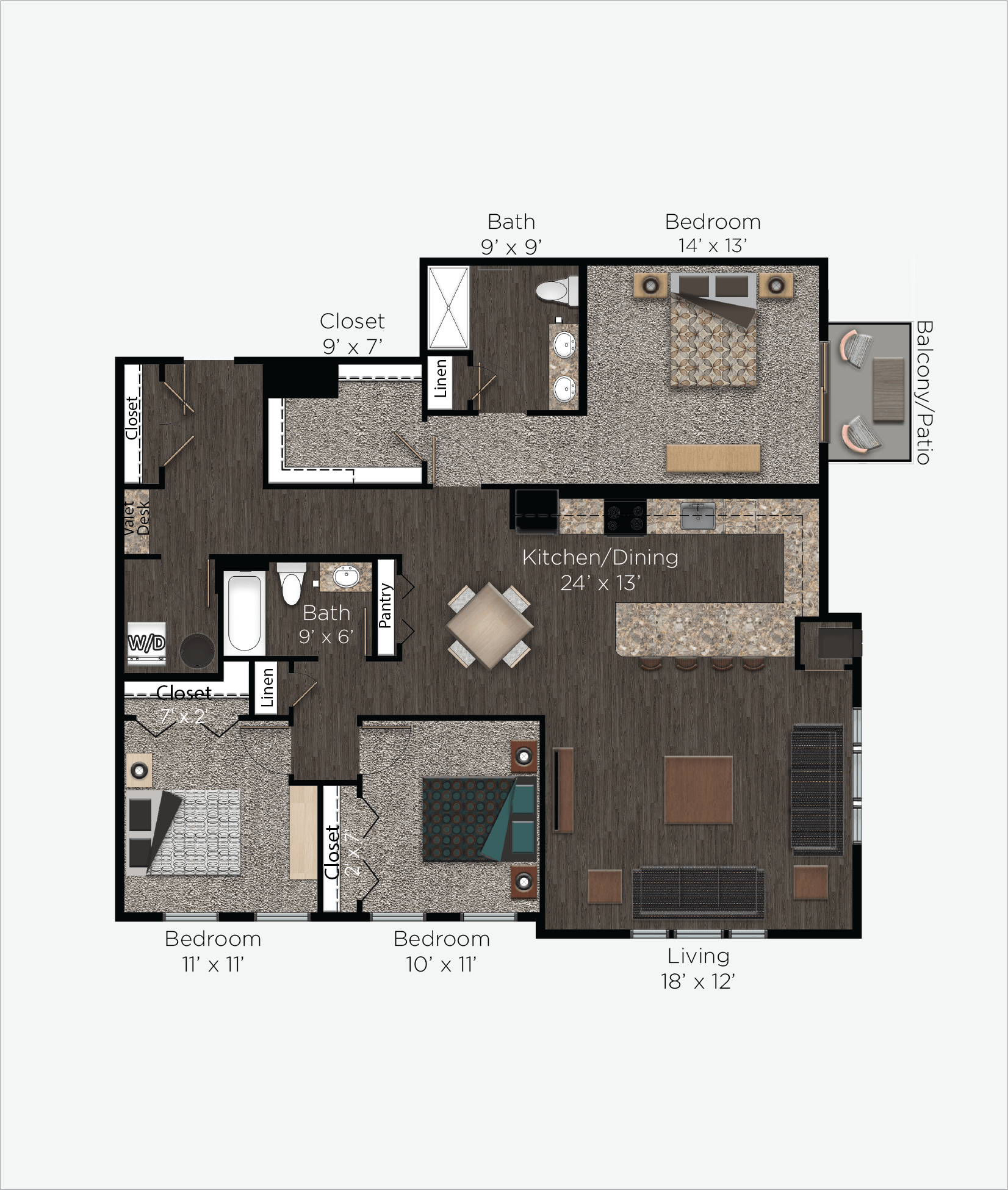 The Promenade at Founders Square - 2540 Promenade Way Portage IN 46368 ...