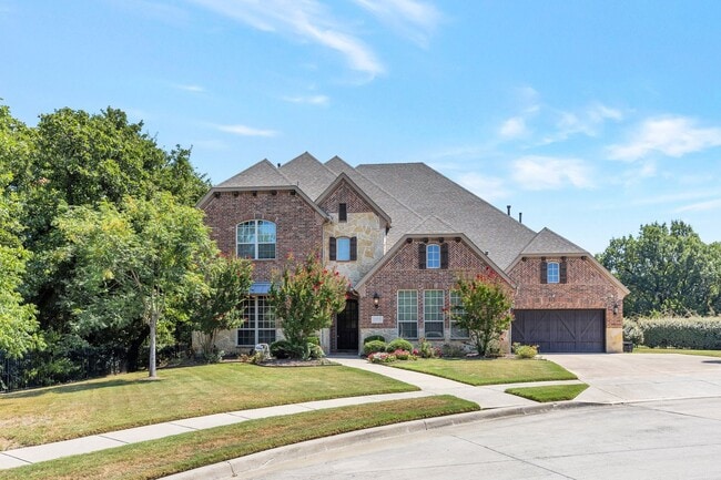 Grand Flower Mound home on heavily treed lot - 1416 Meandering Creek ...