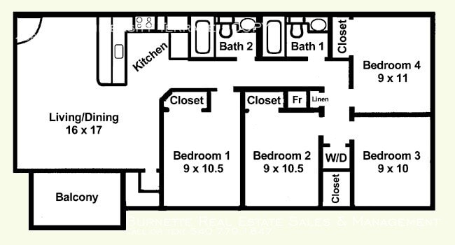 4 Bedroom Condo near Virginia Tech - 1213 University Terrace Blacksburg ...