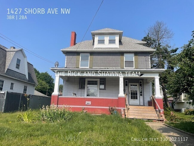 Three bedroom 1 1/2 bathroom home for rent - 1427 Shorb Ave NW Canton ...