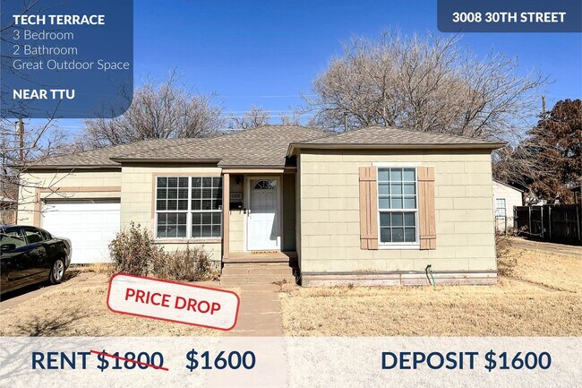 Updated Tech Terrace House with Great Back... - 3008 30th St Lubbock TX ...