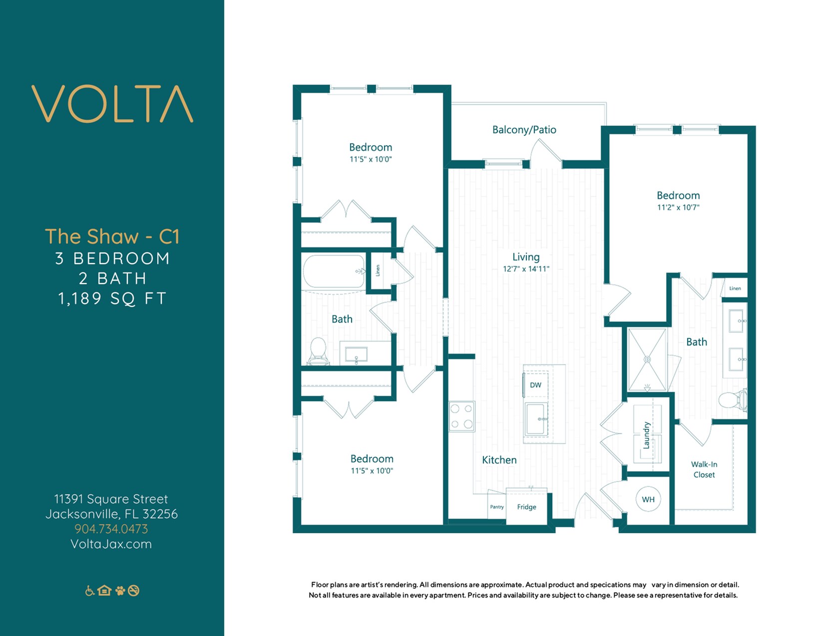 Volta - 11391 Square St Jacksonville FL 32256 | Apartment Finder