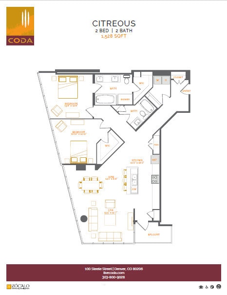 Coda - 100 Steele St Denver CO 80206 | Apartment Finder