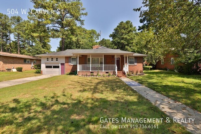 Classic Brick Ranch in Prime Durham Location - 504 W Carver St Durham ...