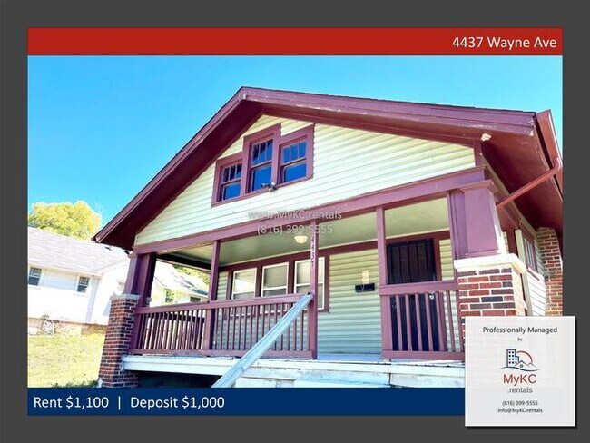 Tastefully updated 4 bed, 1 bath home in M... - 4437 Wayne Ave Kansas ...