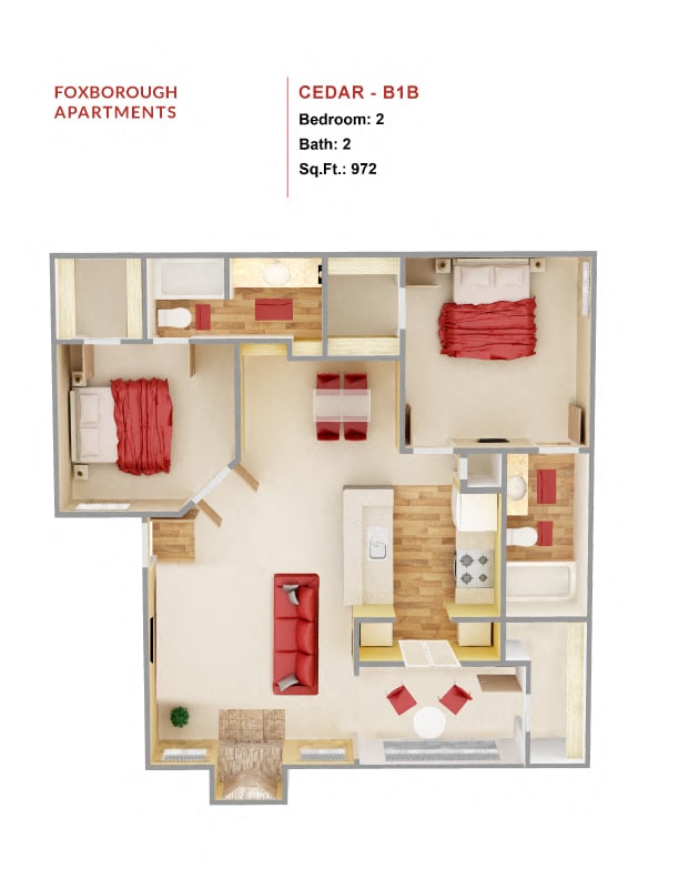 Foxborough Apartments - 1400 Esters Rd Irving TX 75061 | Apartment Finder
