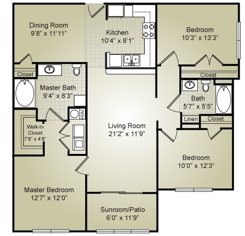 Ashton Park - 50 Braeburn Dr Anderson SC 29621 | Apartment Finder