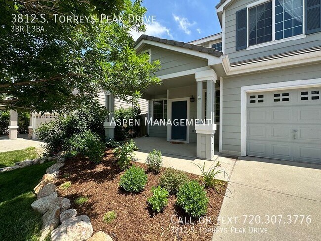 Open floor plan and backs to Open Space! 4... - 3812 S Torreys Peak Dr ...