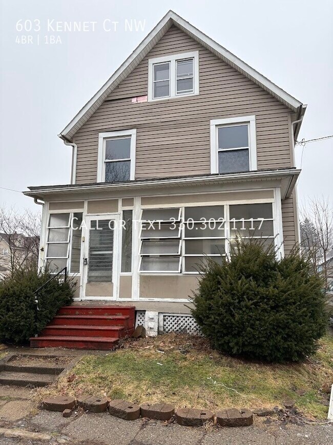 Four bedroom one bathroom home for rent - 603 Kennet Ct NW Canton OH ...