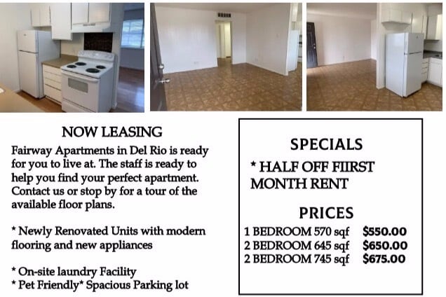 Fairway Apartments - 100 Fairway Dr Del Rio TX 78840 | Apartment Finder