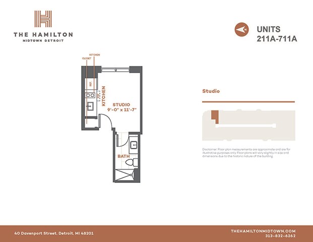 The Hamilton Midtown Detroit - 40 Davenport St Detroit MI 48201 ...