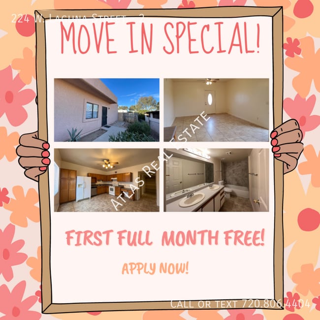 ** FIRST FULL MONTH FREE! SKIP THE DEPOSIT... - 224 W Laguna St Tucson ...