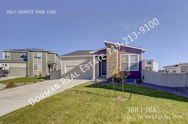 Ranch Home in Meridian Ranch! - 9847 Granite Park Ln Peyton CO 80831 ...