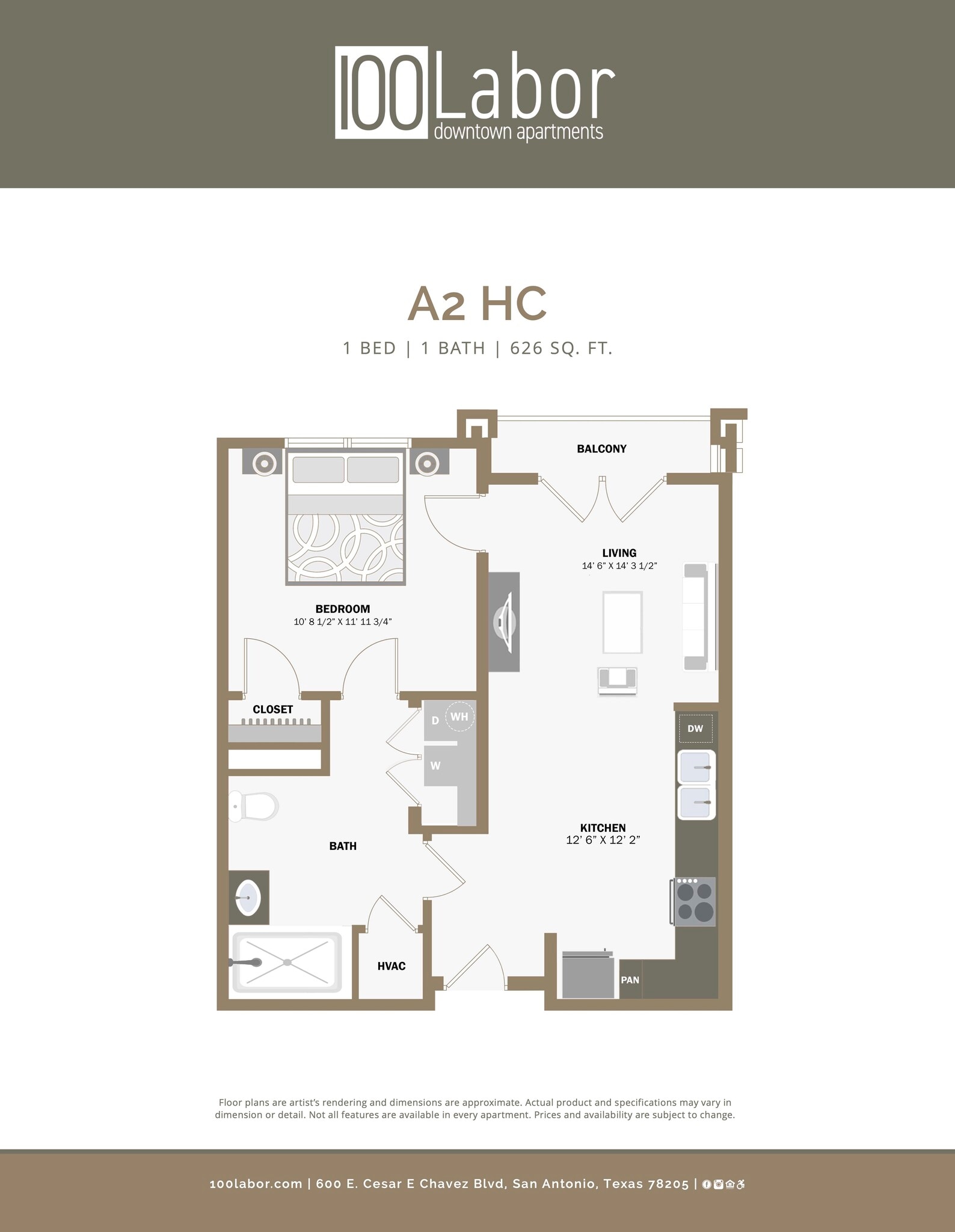 100 Labor Downtown Apartments - 100 Labor St San Antonio TX 78210 ...