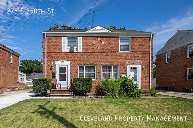 Beautiful Brick Half Duplex - 275 E 250th St Euclid OH 44132 ...