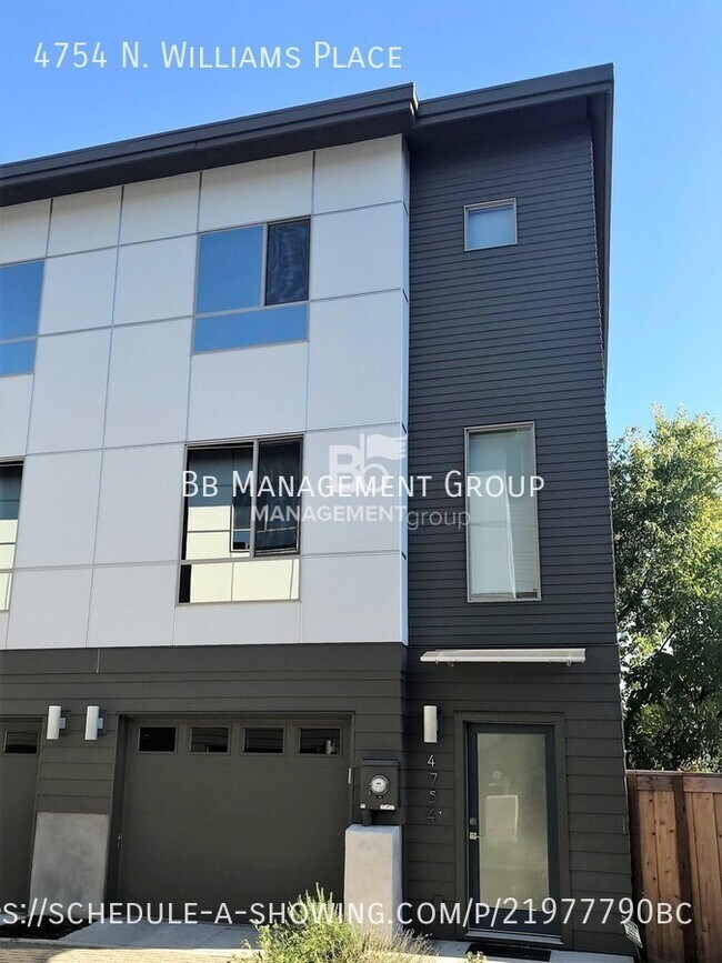 Bright and Beautiful Newer Modern End Unit... - 4754 N Williams Pl Portland OR 97217 | Apartment ...
