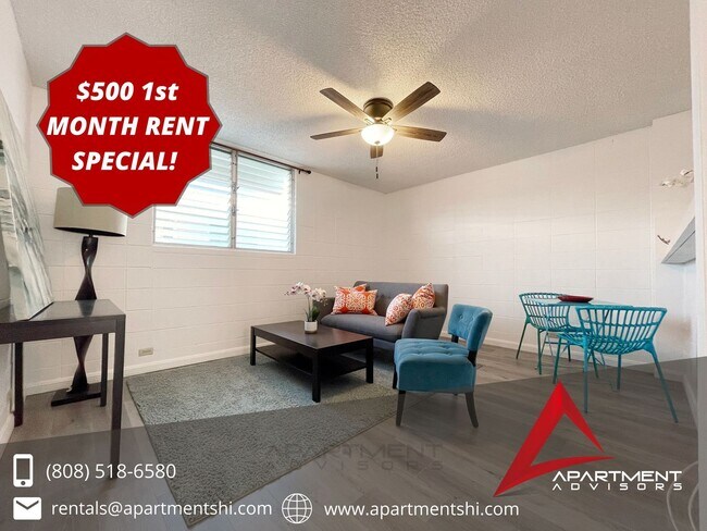$500 1ST MONTH RENT SPECIAL | EXTREMELY SP... - 412 N Kuakini St ...
