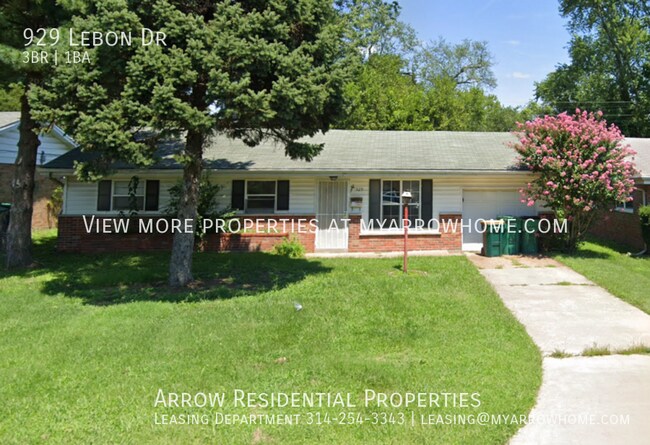929 Lebon Dr - 929 Lebon Dr St. Louis MO 63137 | Apartment Finder