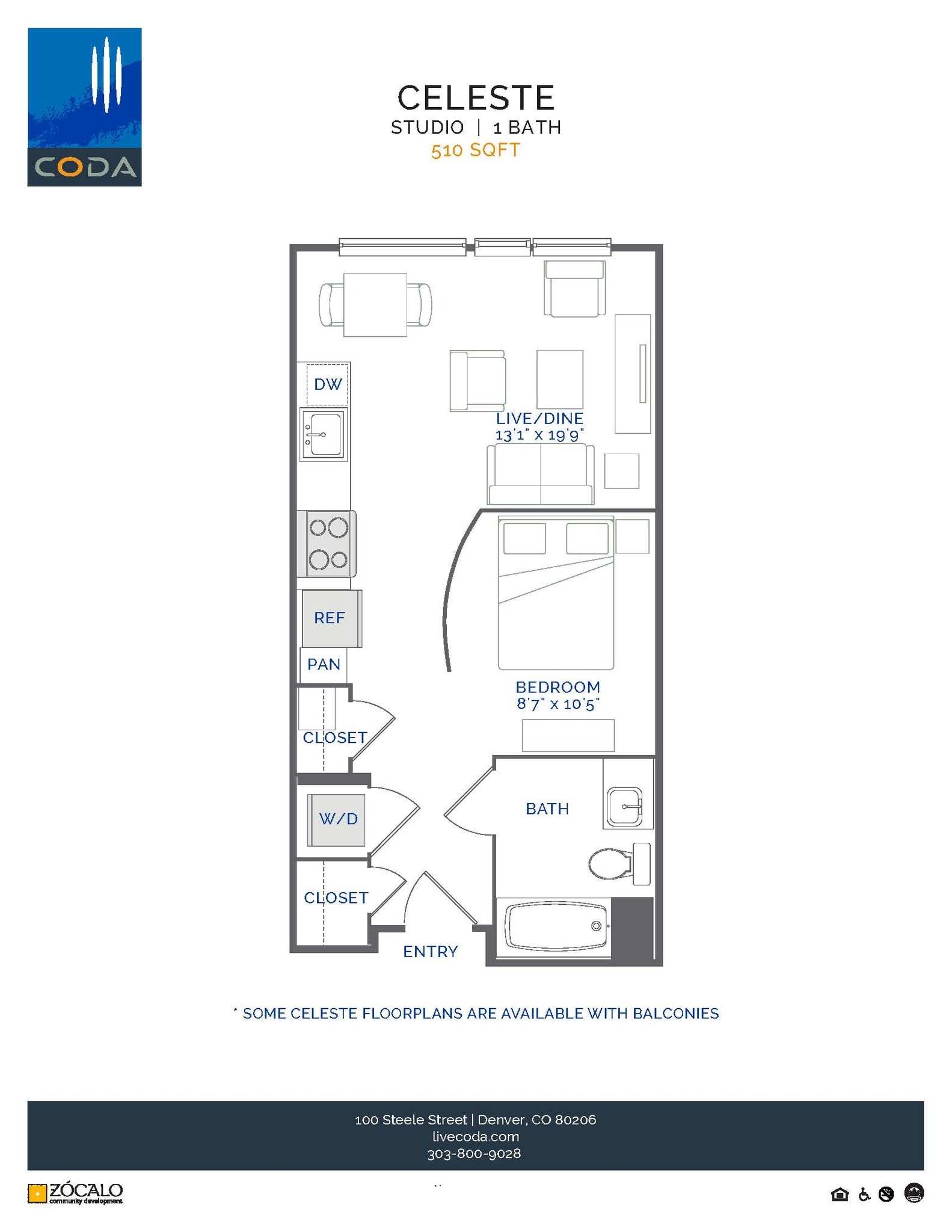Coda - 100 Steele St Denver CO 80206 | Apartment Finder