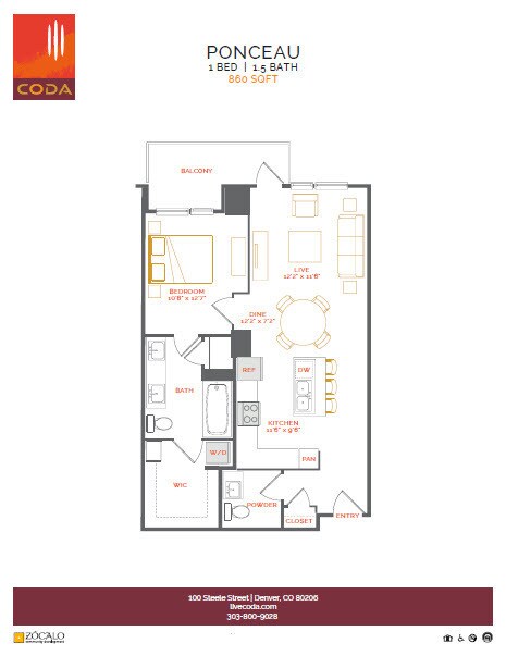 Coda - 100 Steele St Denver CO 80206 | Apartment Finder