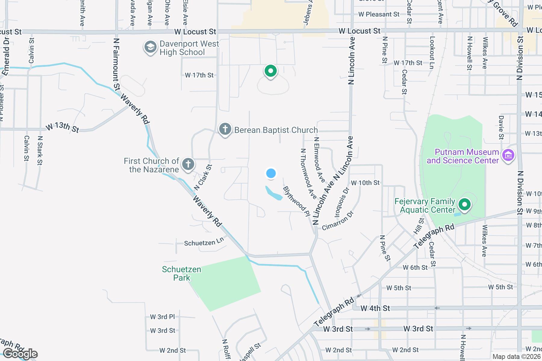 Davenport Iowa Zip Code Map Map